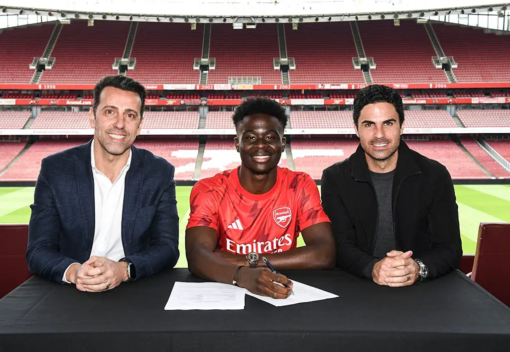 Official: Arsenal star Bukayo Saka signs new long-term contract